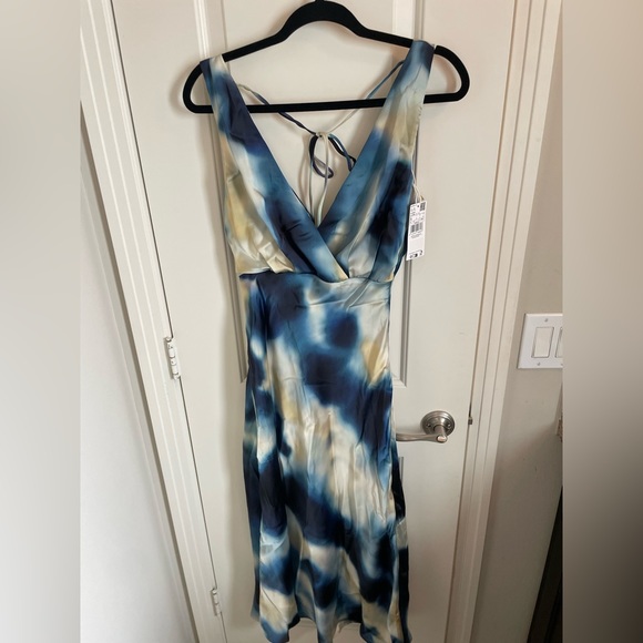 Mango | Dresses | Mango Gradient Satin Dress | Poshmark